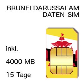 Brunei Prepaid Daten SIM Karte - 4 GB